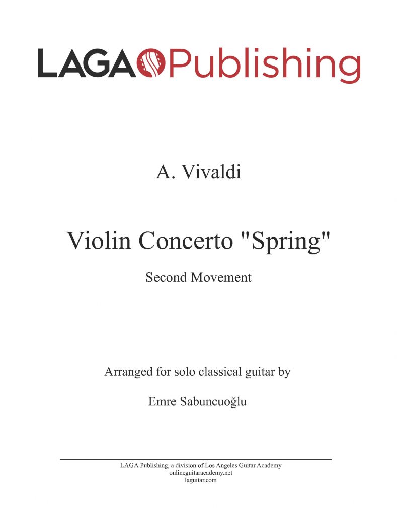 The Four Seasons, Spring, Second mvt, by A. Vivaldi for classical ...