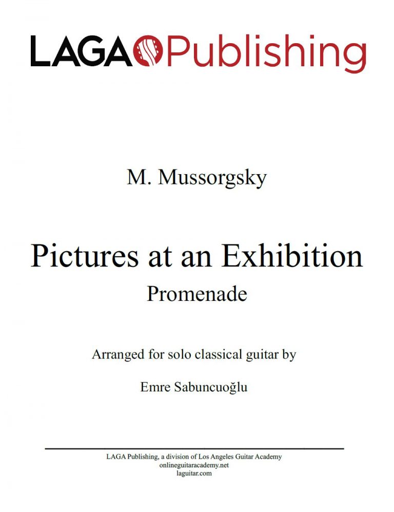 Promenade from Pictures at an Exhibition by Modest Mussorgsky for ... Promenade from Pictures at an Exhibition by Modest Mussorgsky for ...